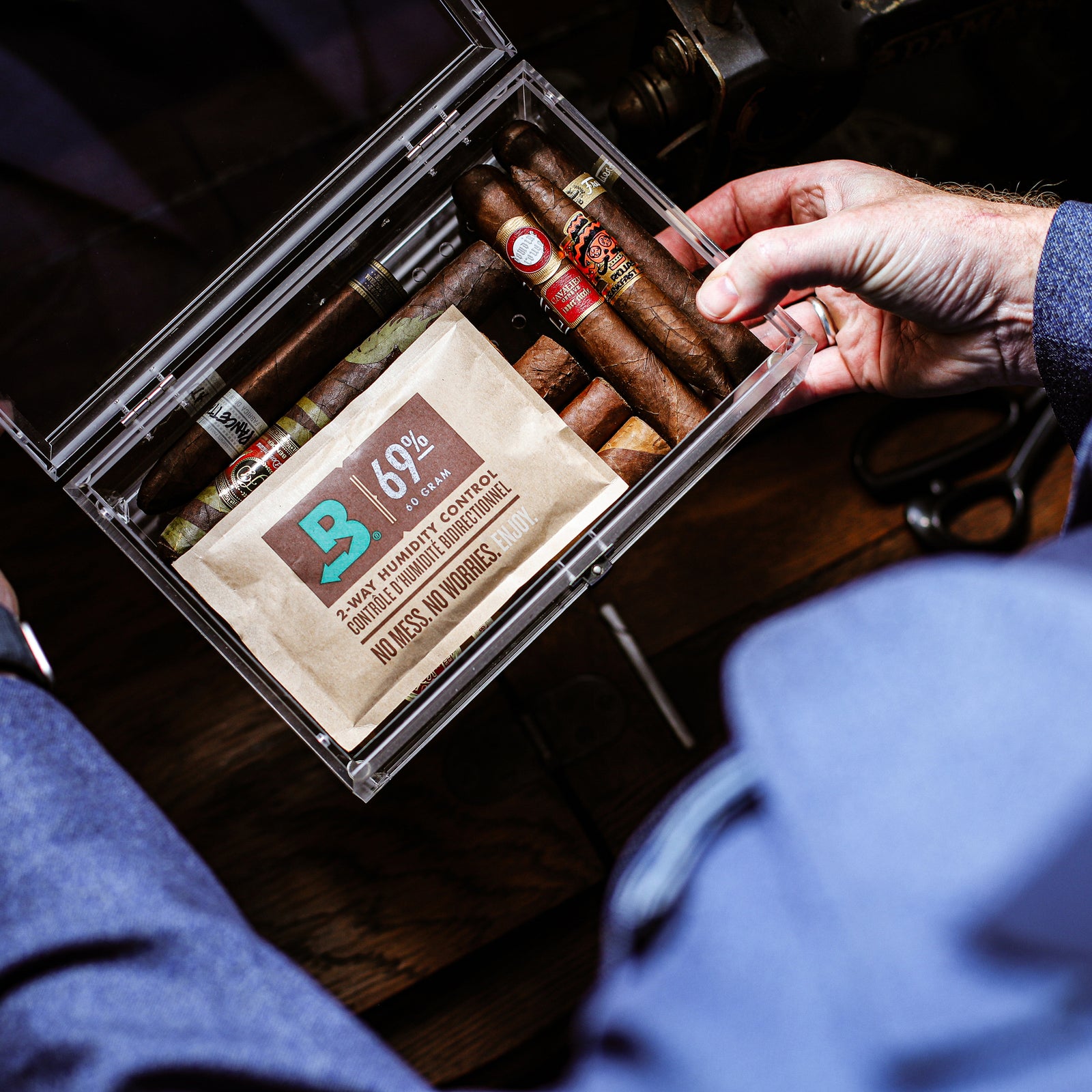 Boveda Size 60 to Protect Cigars in Humidors, Bags & Cases