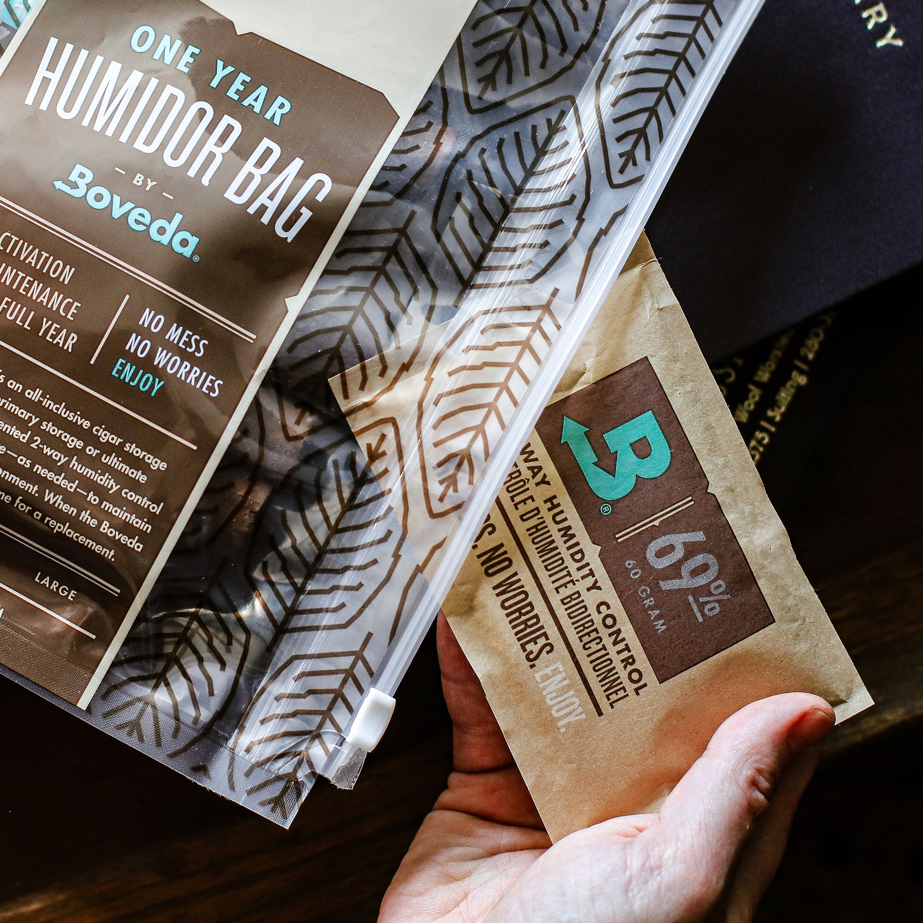 Boveda Size 60 to Protect Cigars in Humidors, Bags & Cases